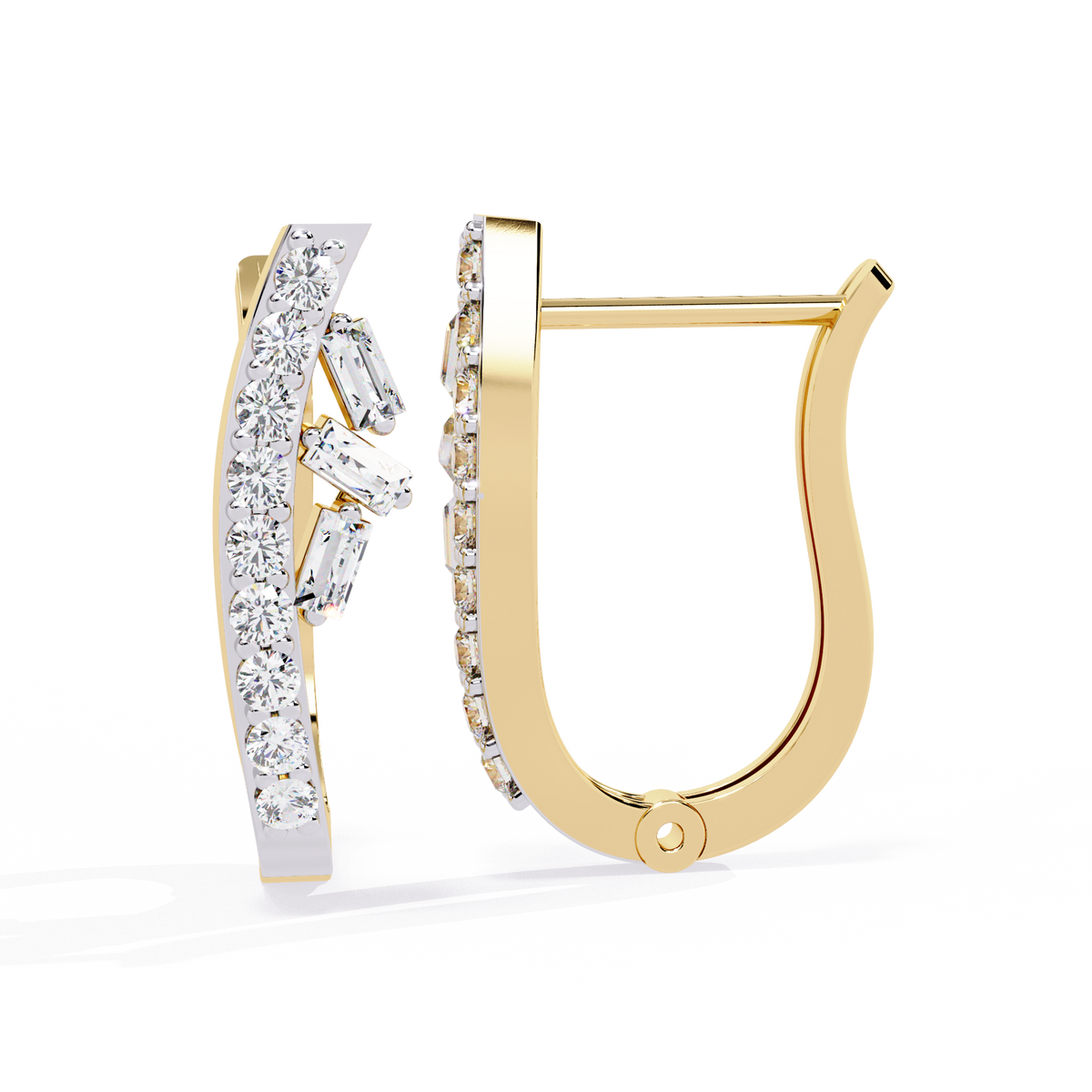 WOKE™ .9CT Lab grown diamond bali in 14k Gold – Woke Collection